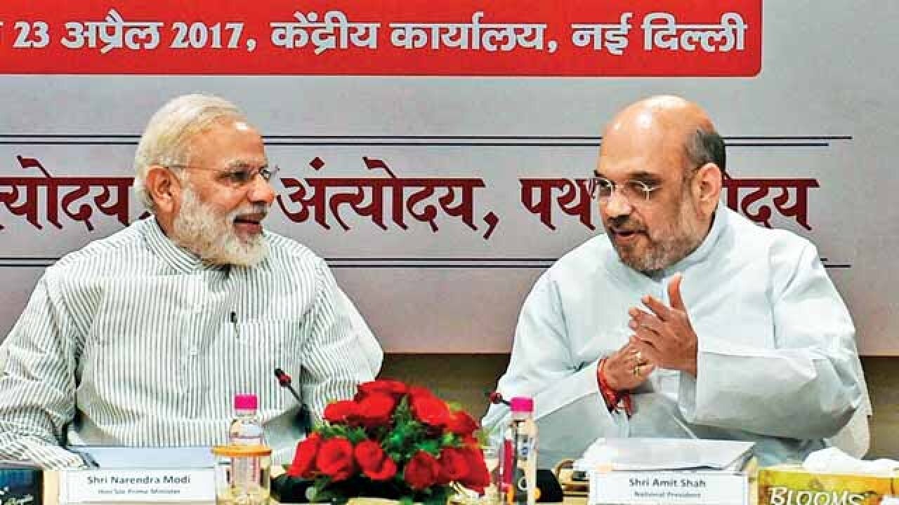Modi, Shah meet BJP CMs to prepare them for 2019