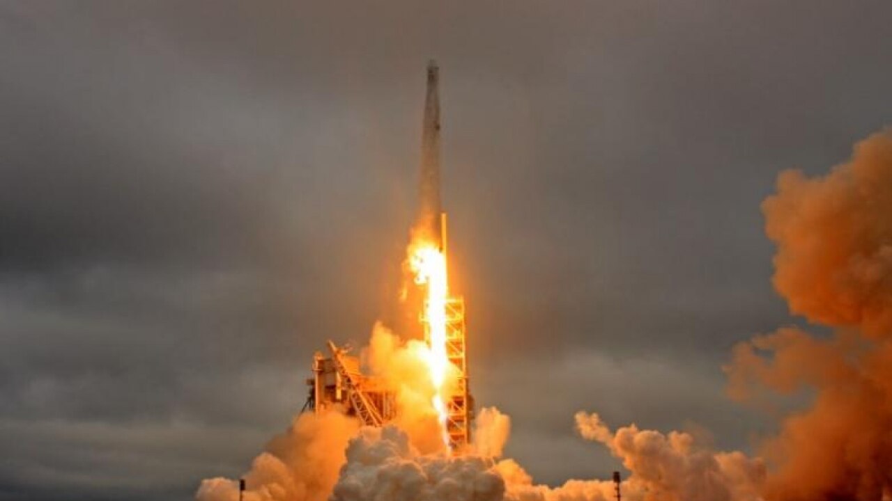 WATCH: SpaceX's rocket lifts off on first launch for U.S. military