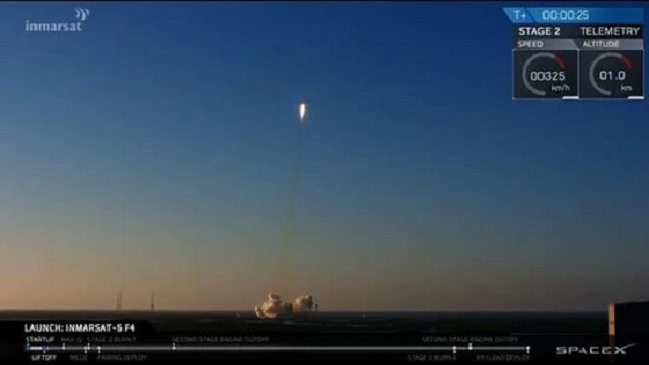 SpaceX launches Inmarsat communications satellite SpaceX launches Inmarsat communications satellite