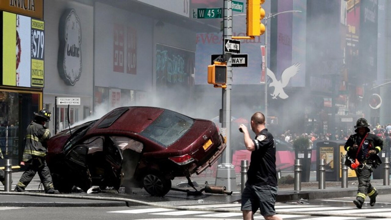 Watch | Times Square horror: Speeding car crashes into pedestrians, one ...
