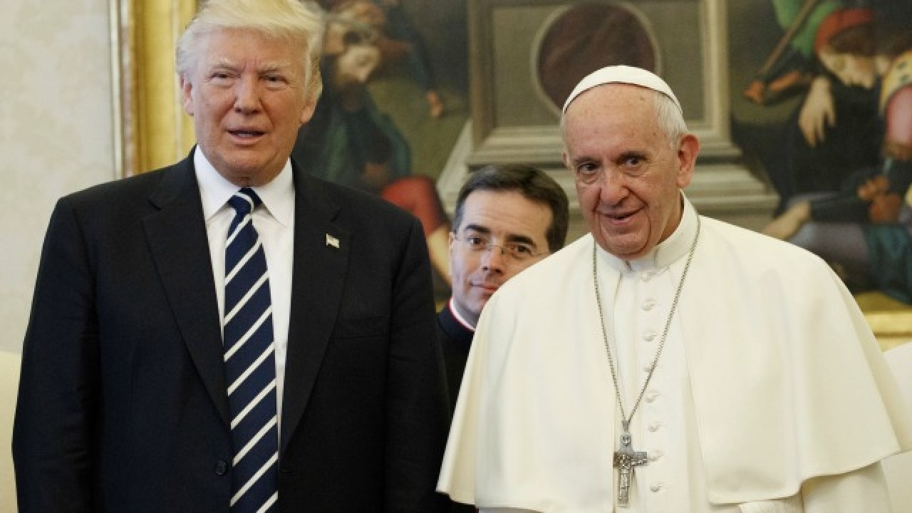 Donald Trump meets Pope Francis in Vatican, vows not to forget his message