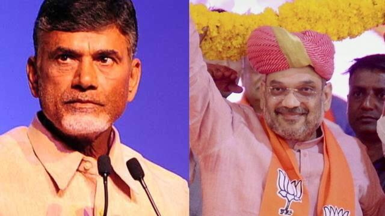 Chandrababu Naidu to meet Amit Shah on Thursday