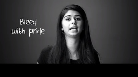 Bleed with pride: Watch this woman's powerful video against menstruation stigma
