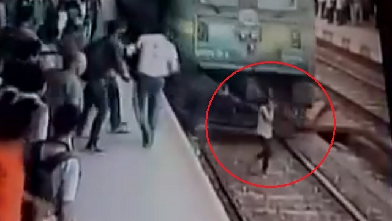 Watch: Girl miraculously survives after being run over by train in Mumbai