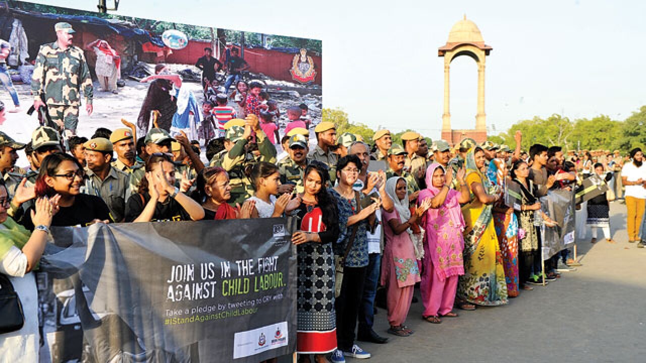 Forces join hands to fight child labour