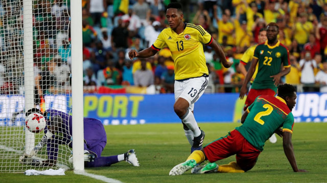 Colombia steamroll Cameroon in Confederations Cup warmup
