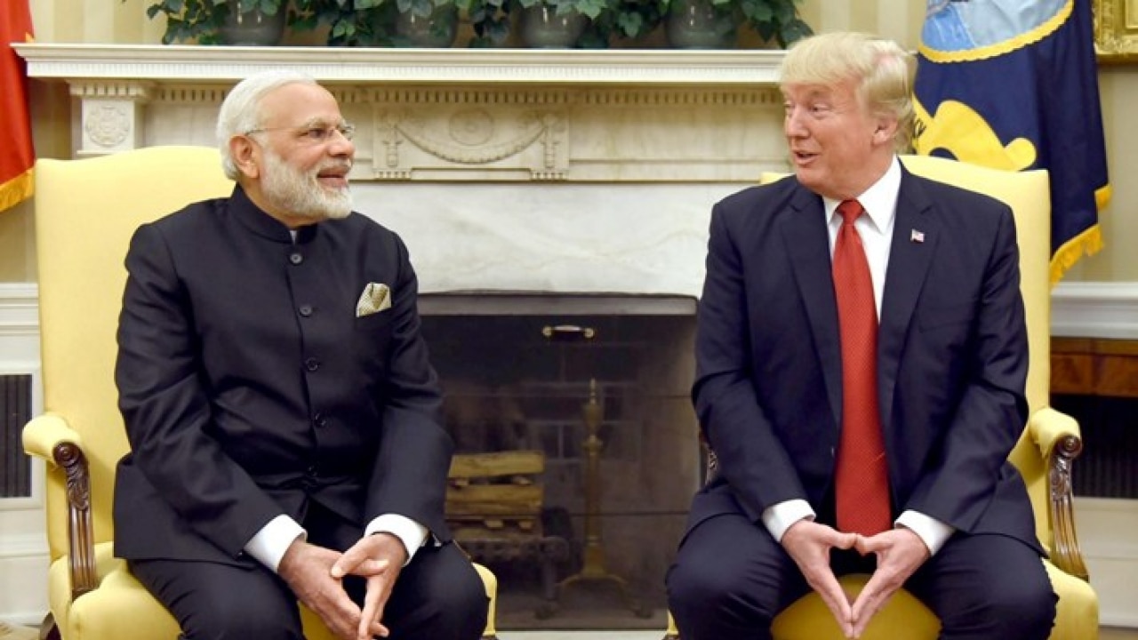 In pics | Plenty of hugs and handshakes as PM Modi and Prez Trump meet ...