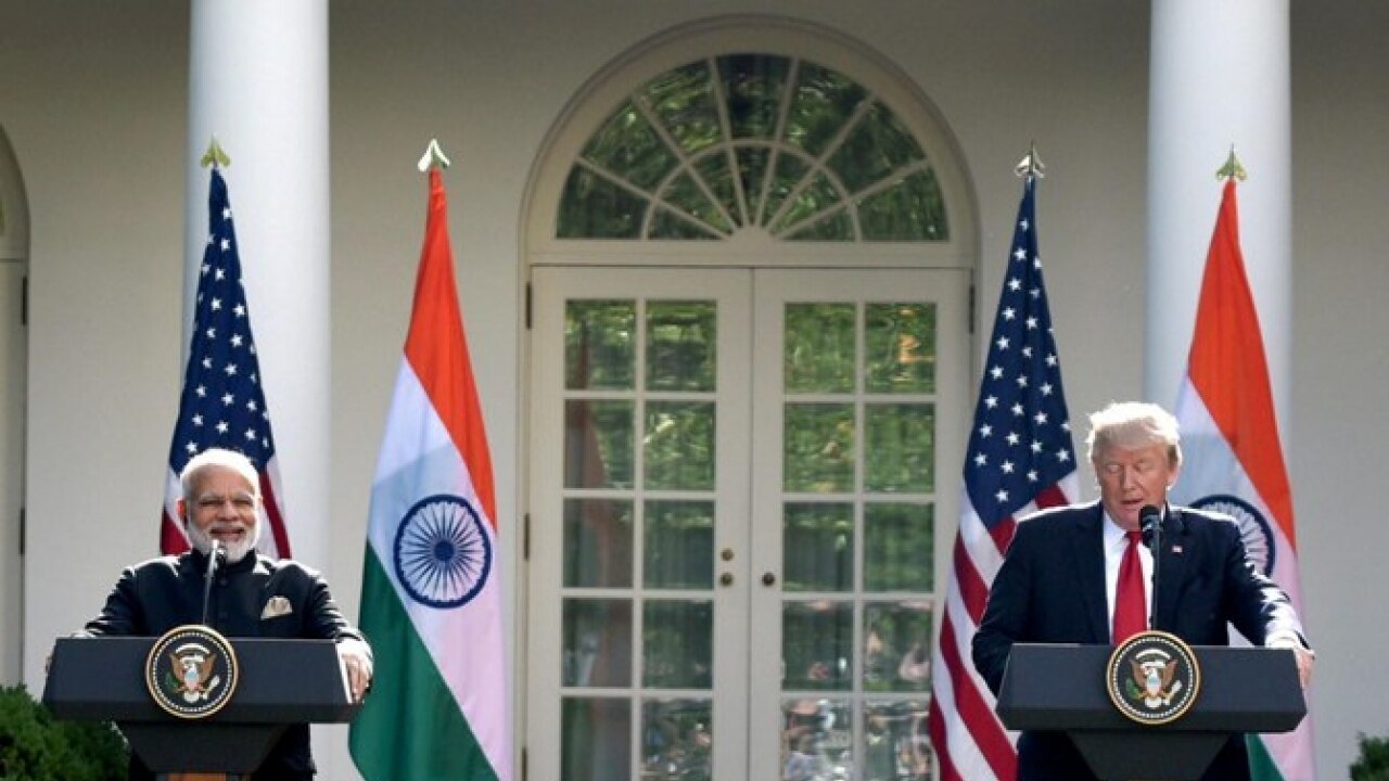 In pics | Plenty of hugs and handshakes as PM Modi and Prez Trump meet ...