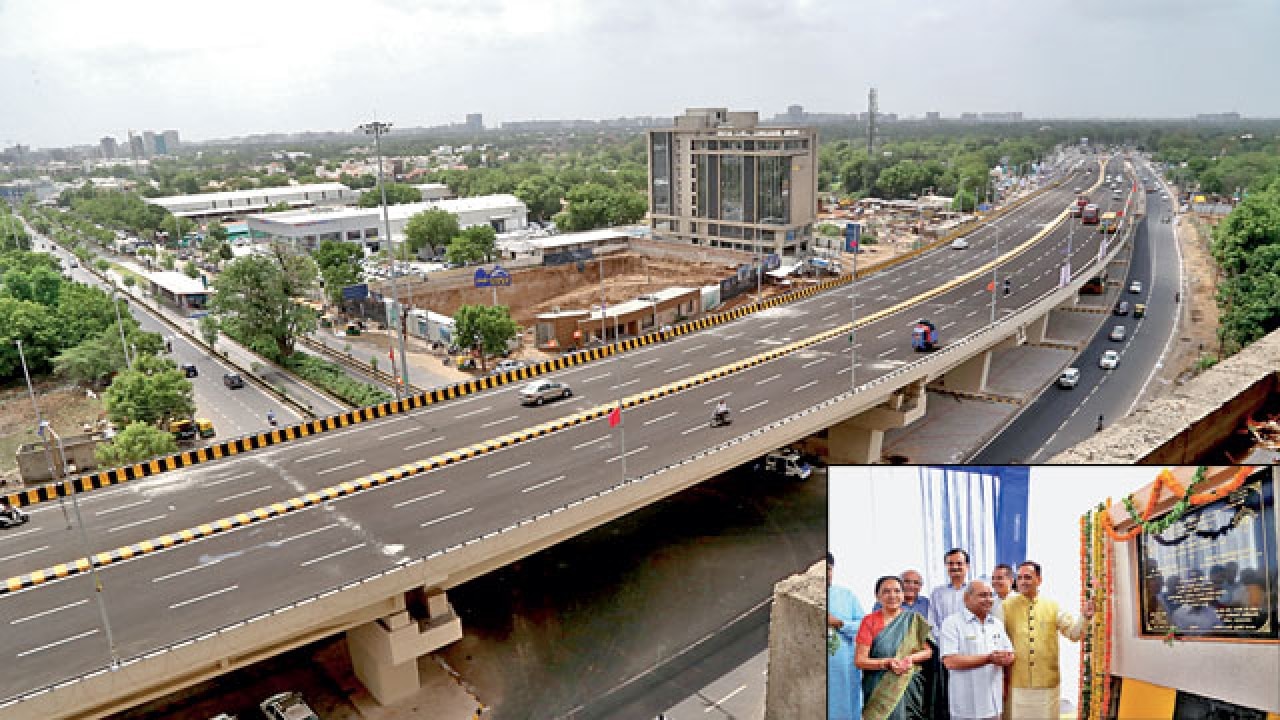 Bopal’s new flyover inaugurated, named after an RSS founding father