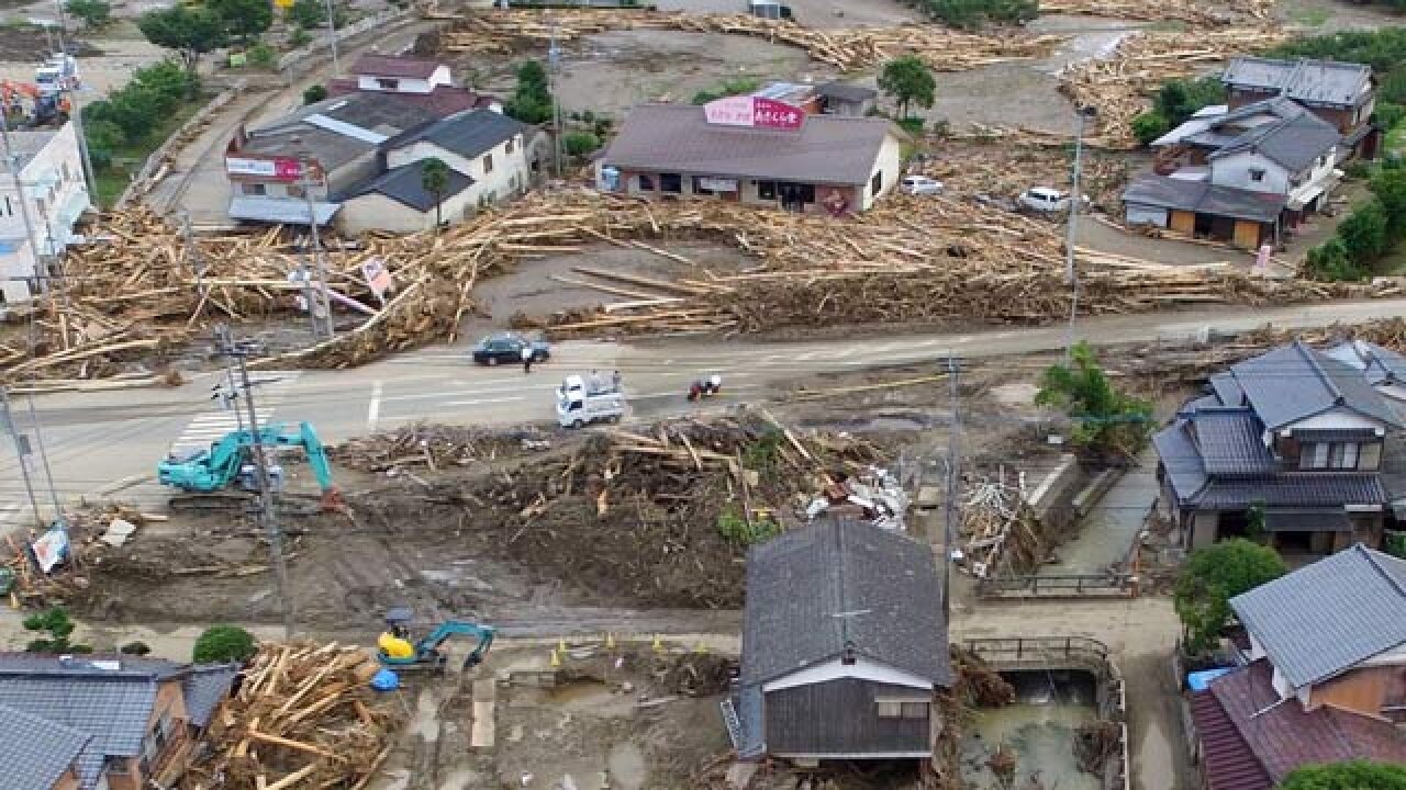 Japan Floods Death Toll Rises To 25 Further Downpours Predicted