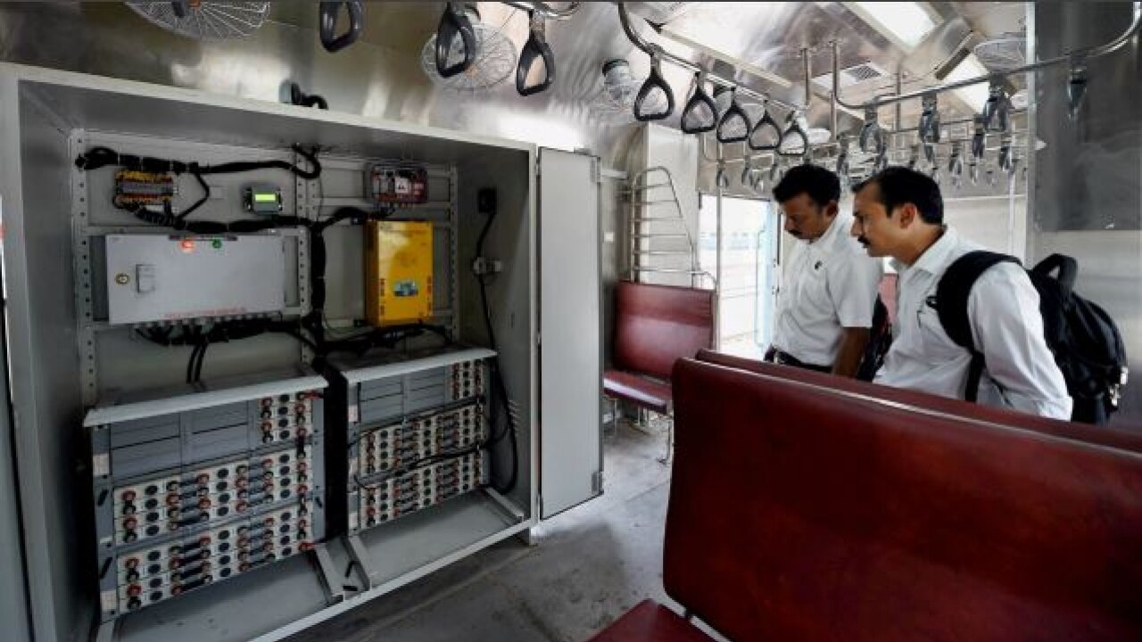 Indian Railways launches first DEMU train with solar-powered coaches