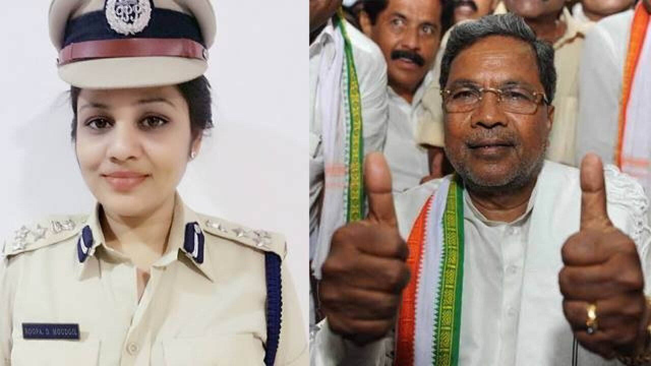 DIG Roopa who alleged special treatment to Sasikala in jail transferred ...