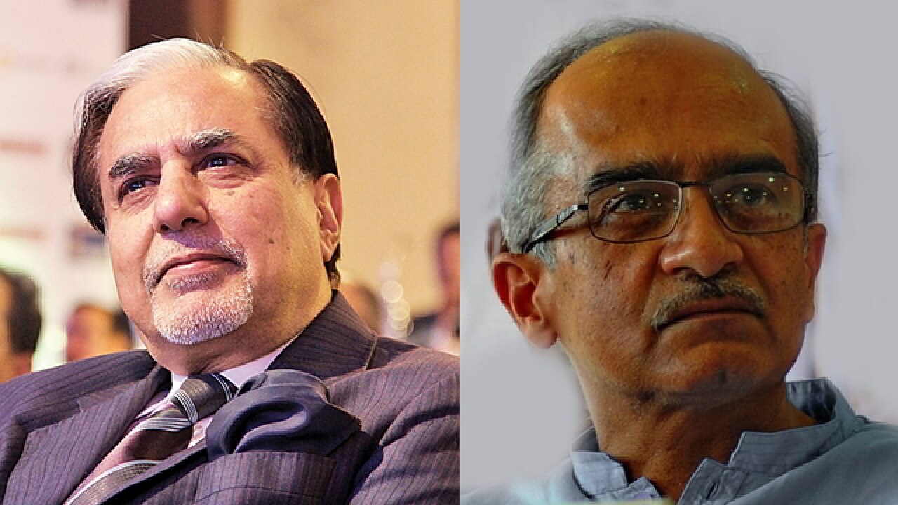 Dr Subhash Chandra files criminal defamation case against Prashant Bhushan