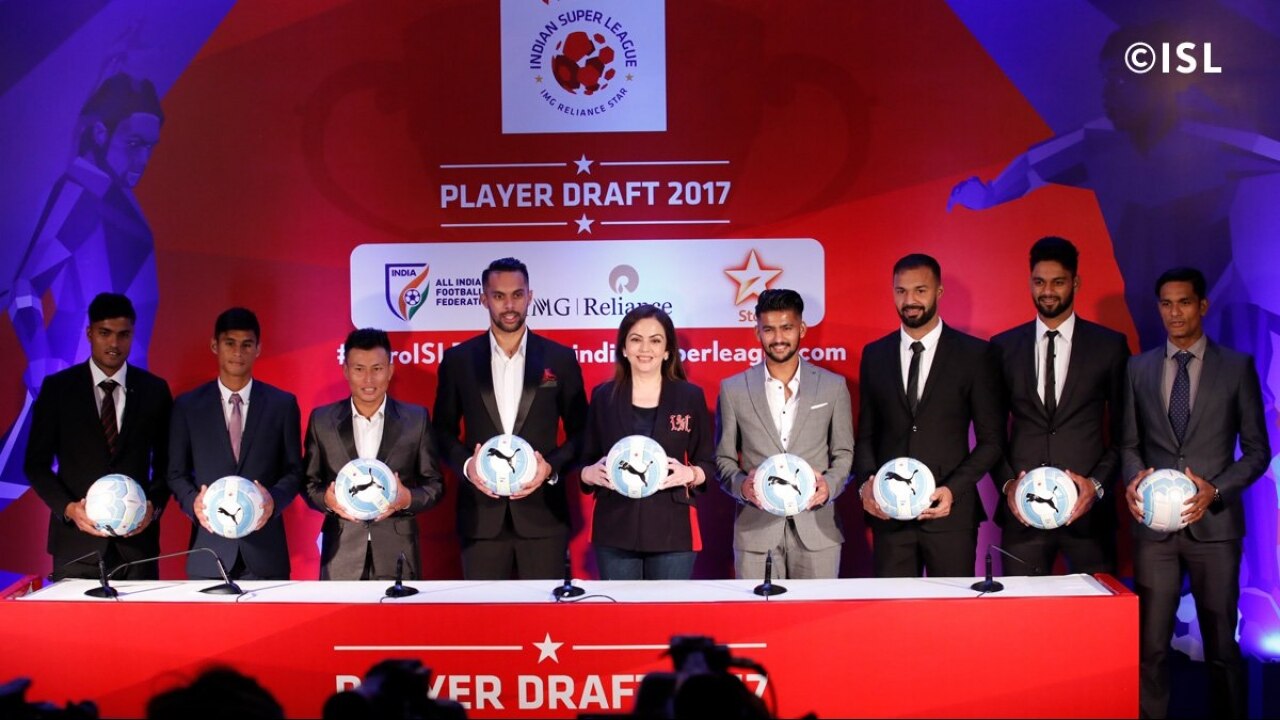 ISL 2017: Complete list of players drafted by each team