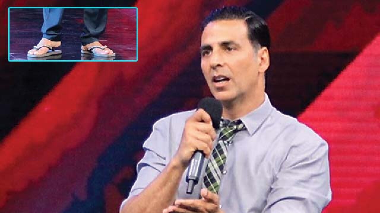 When Akshay Kumar wore slippers on the stage of 'Dance Plus 3'