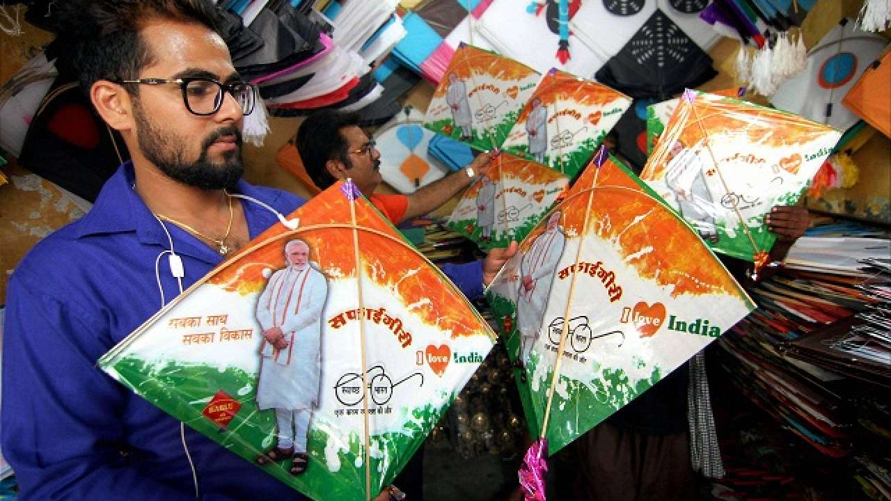 Kites with GST, Narendra Modi images in great demand in Jammu