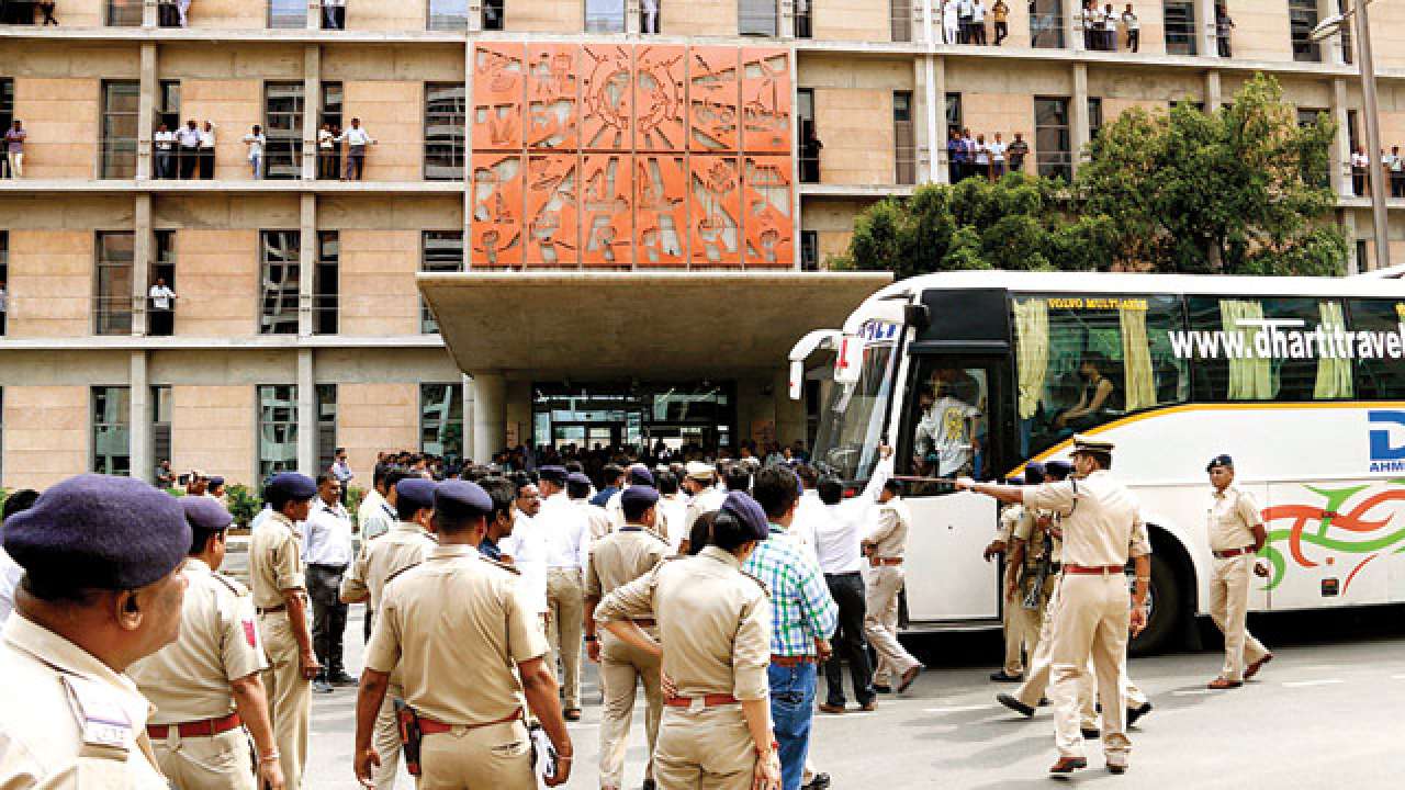 Tense moments mark polling day