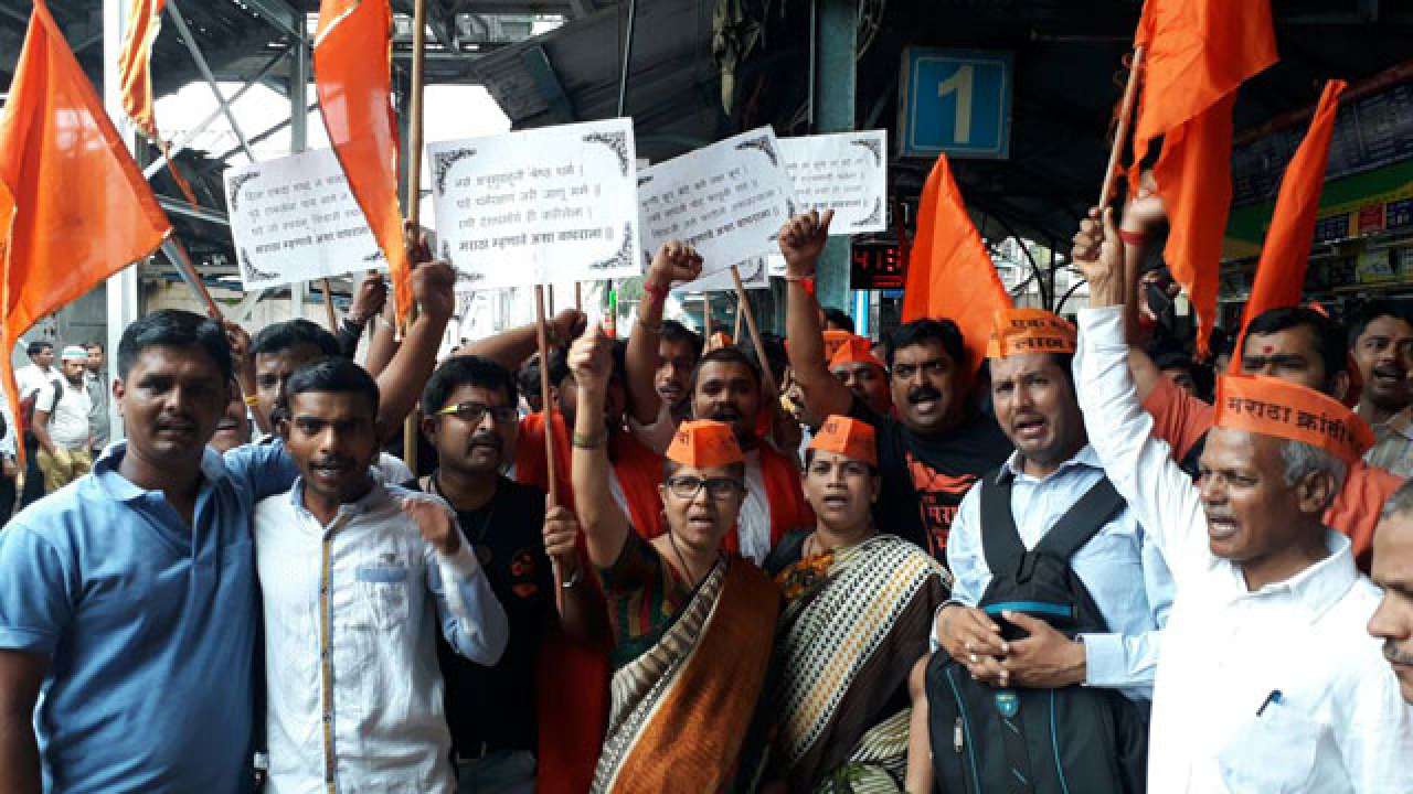 In Pics | Maratha Kranti Morcha: Sea of protesters descends on the ...