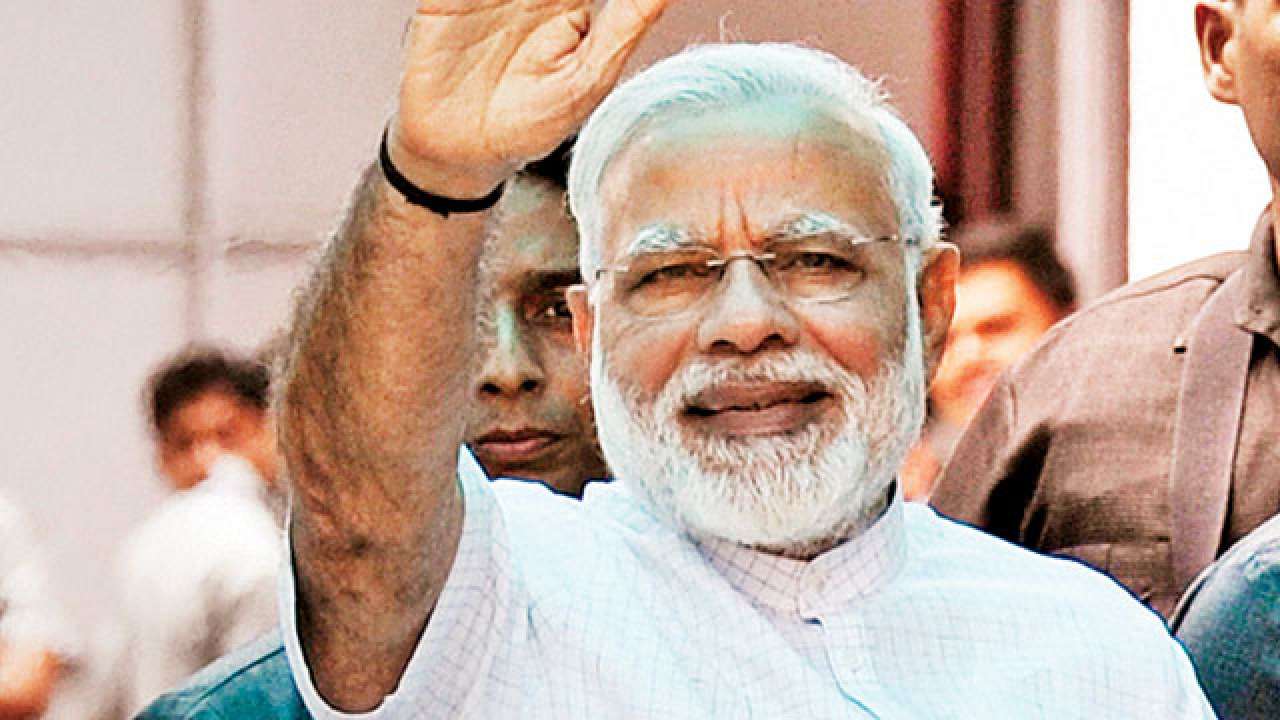 Prime Minister Narendra Modi releases postage stamp on Lord Ram