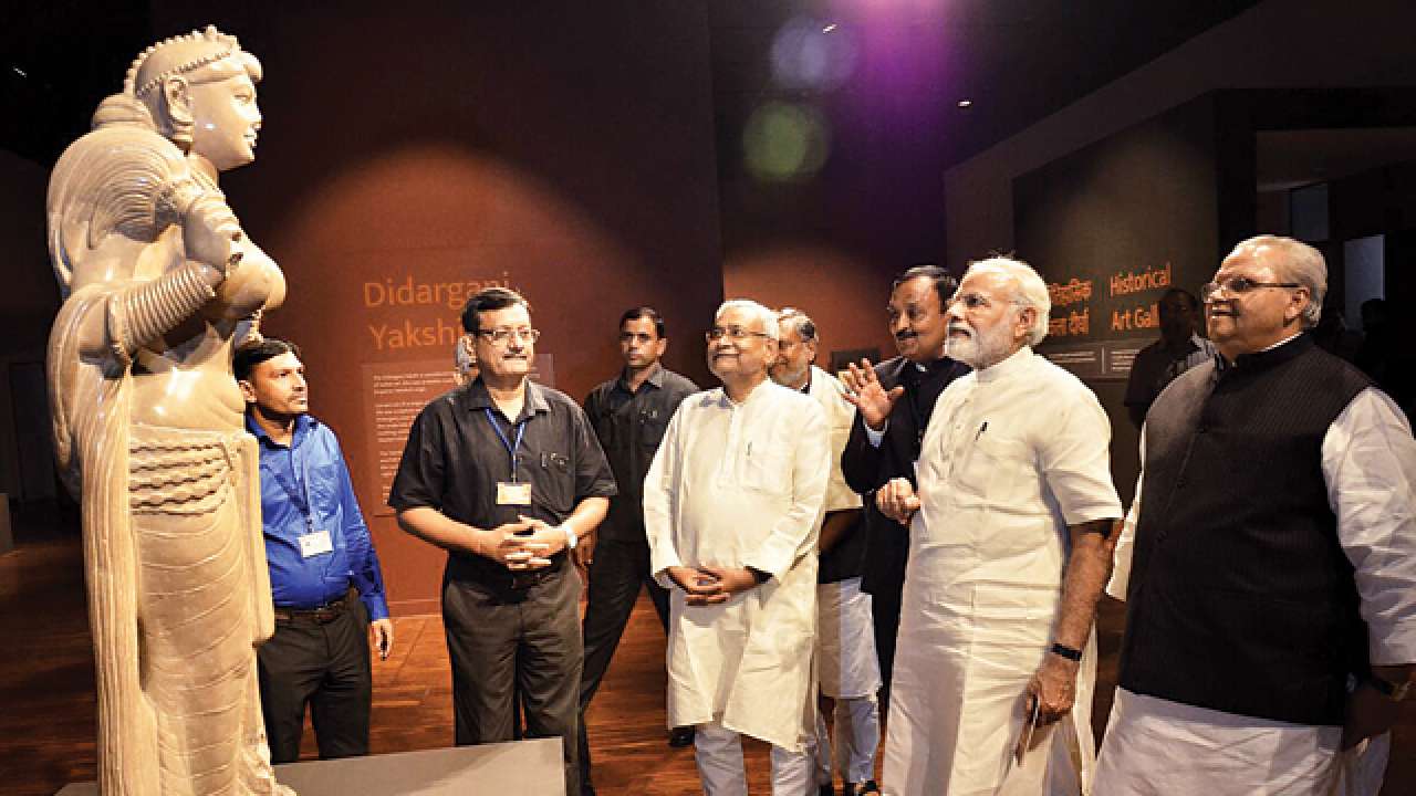 PM Narendra Modi visits newly-opened Bihar Museum