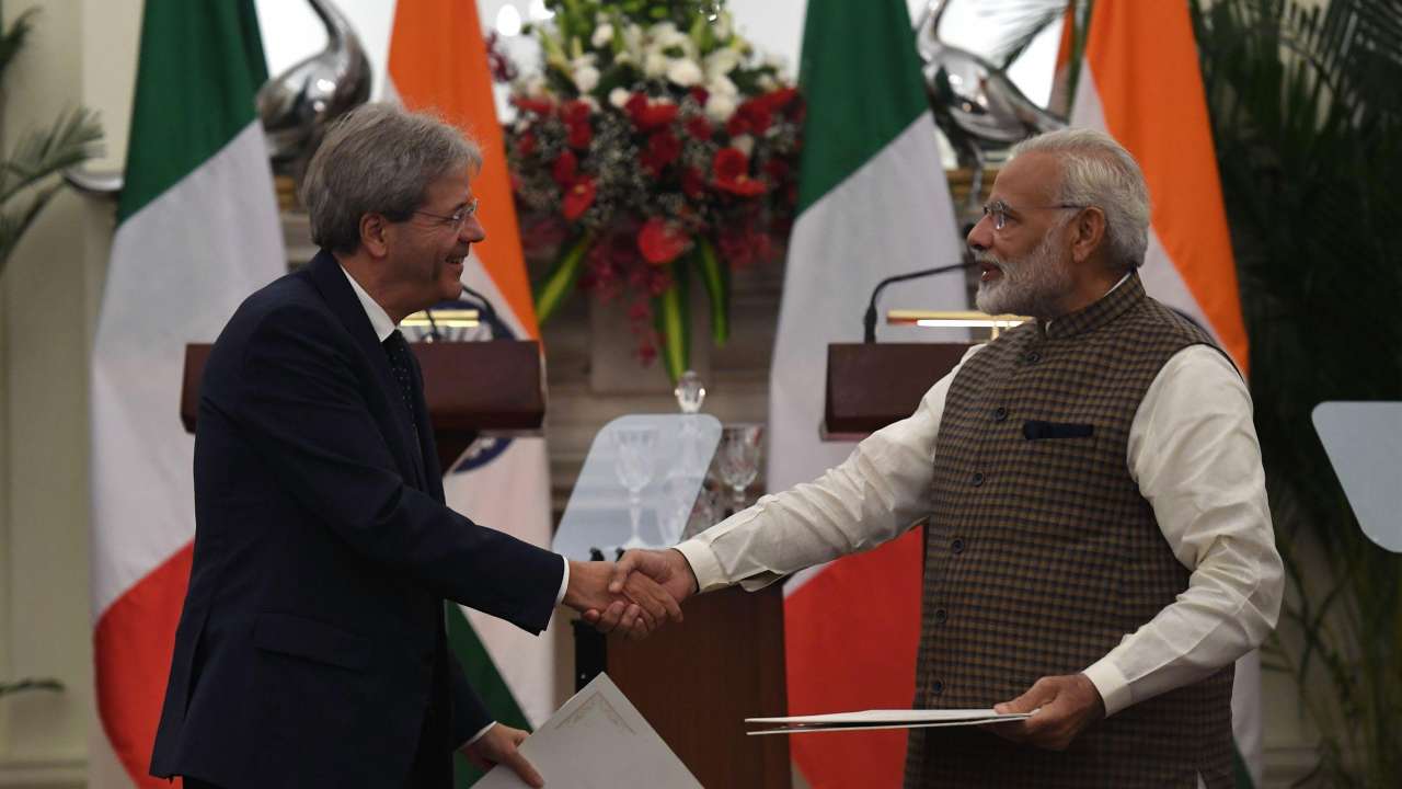 PM Modi, Italian PM sign six pacts, address terrorism and cyber crime