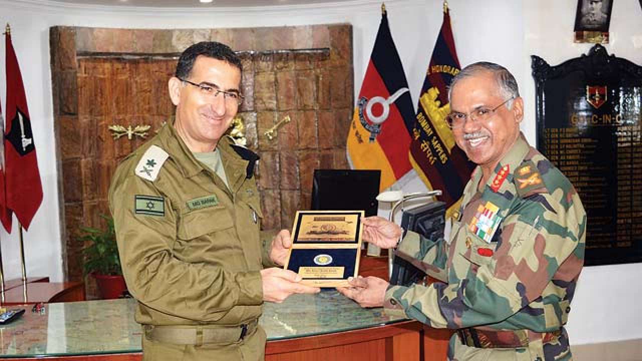 Top Israeli commander visits Northern Command HQ in J&K