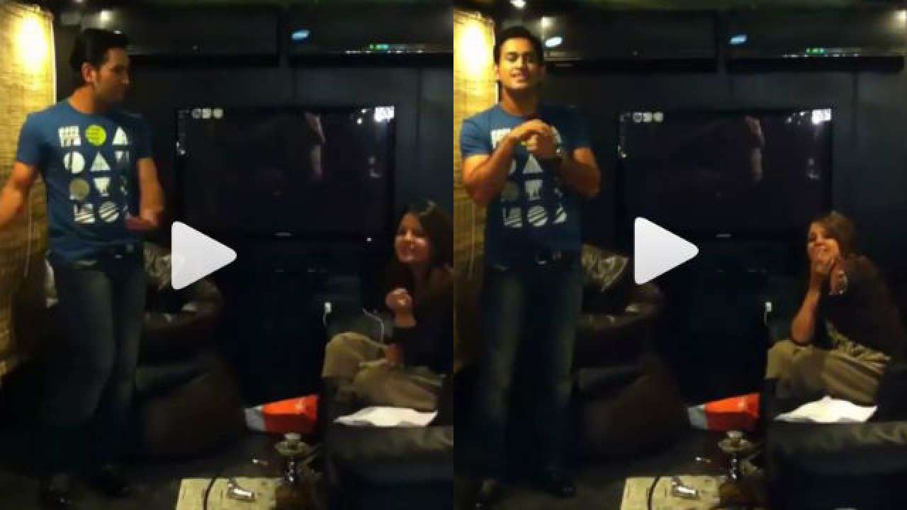 WATCH | MS Dhoni dances to John Abraham's Desi Boyz song, wife Sakshi ...