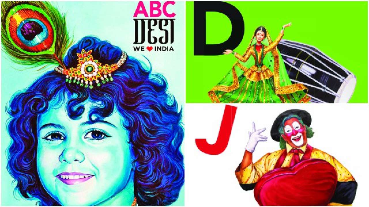 When A is for auto, not apple, in a desi alphabet book