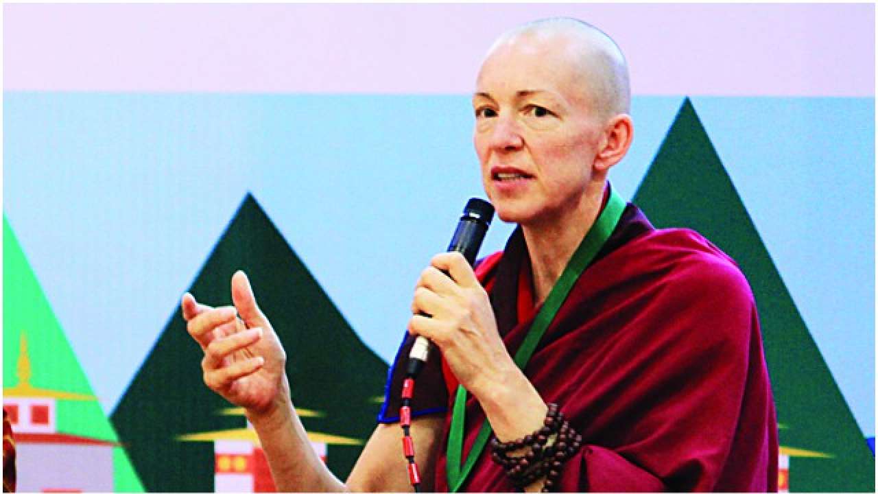 Meet Emma Slade, the monk who laughs