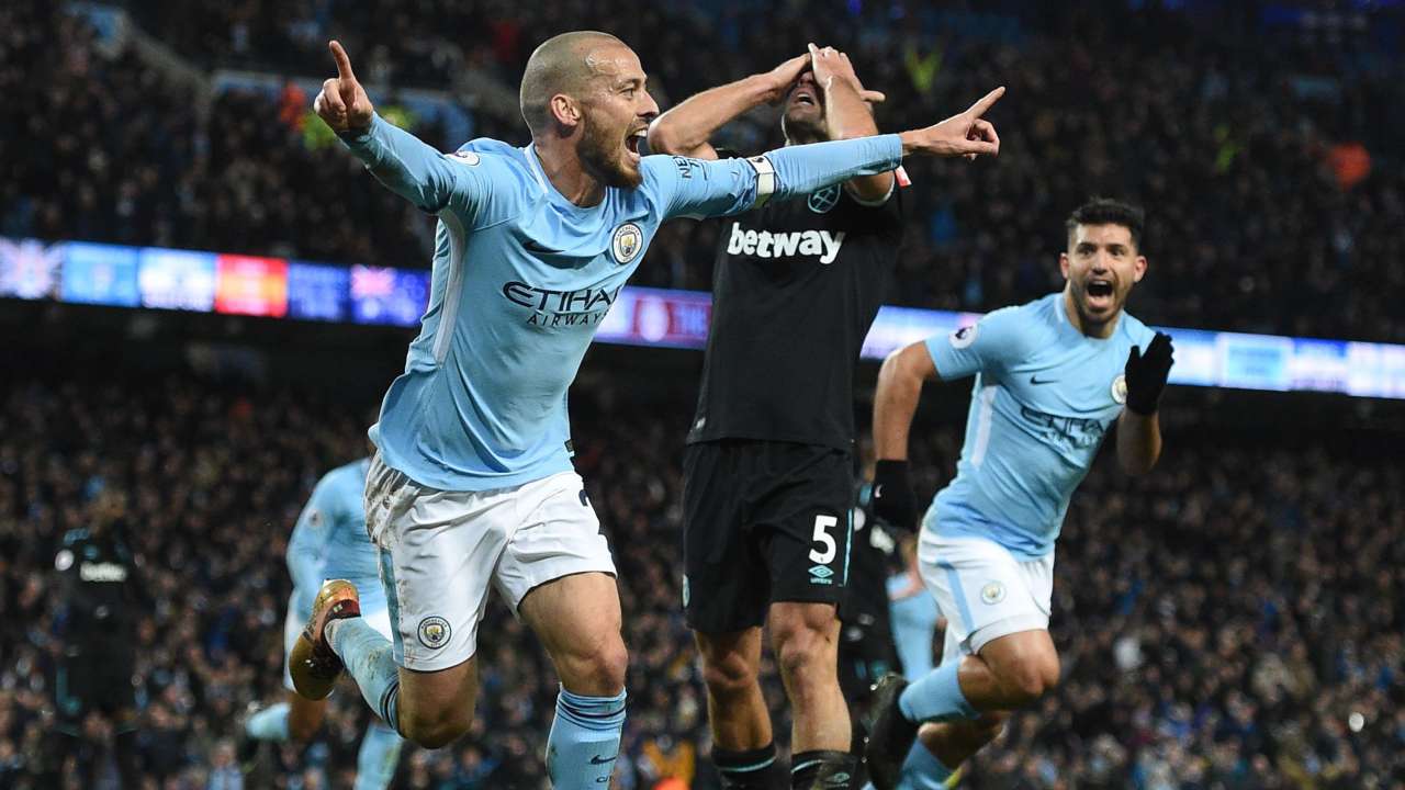 Premier League: Late David Silva goal extends Manchester City's winning ...