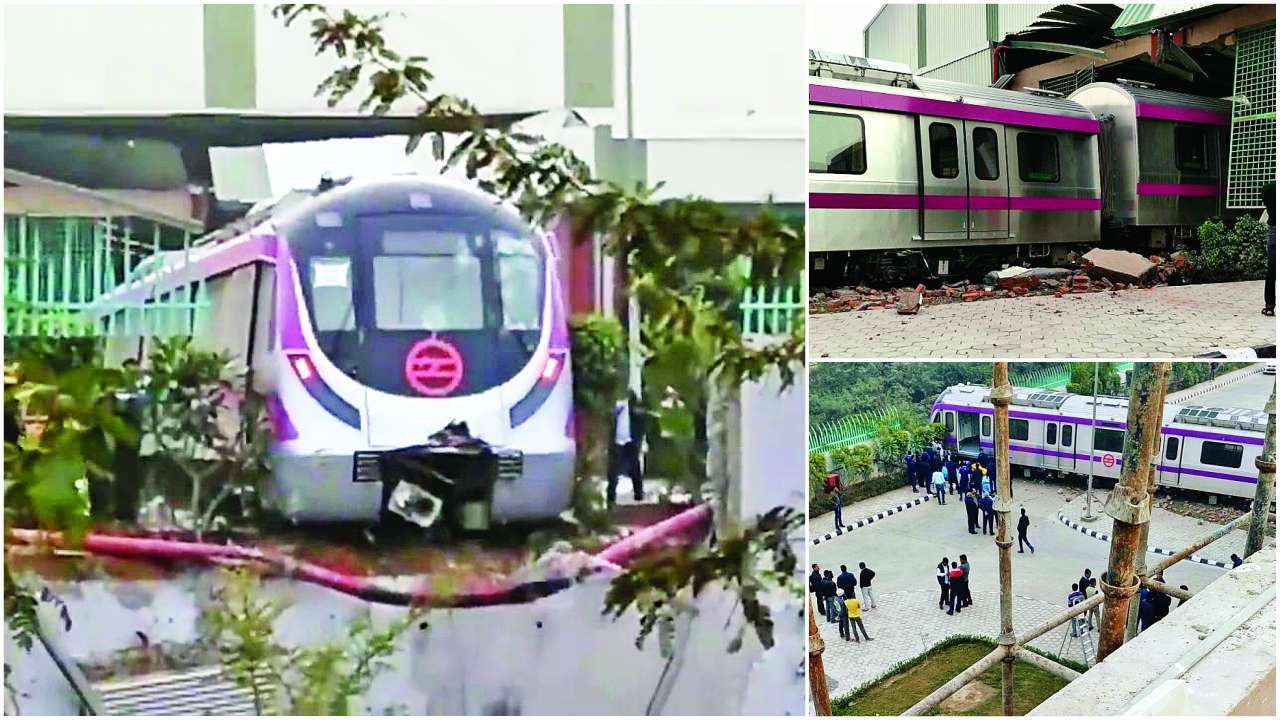 DMRC suspends four officials including depot in-charge for crash