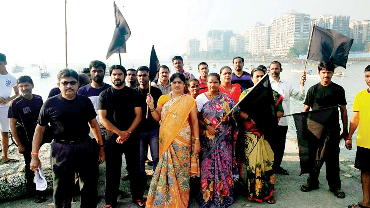 Koli community holds protest at Badhwar Park