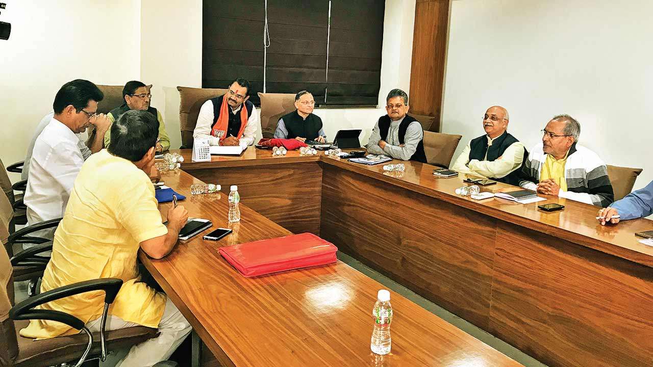 State BJP core panel meets, analyses Assembly poll results
