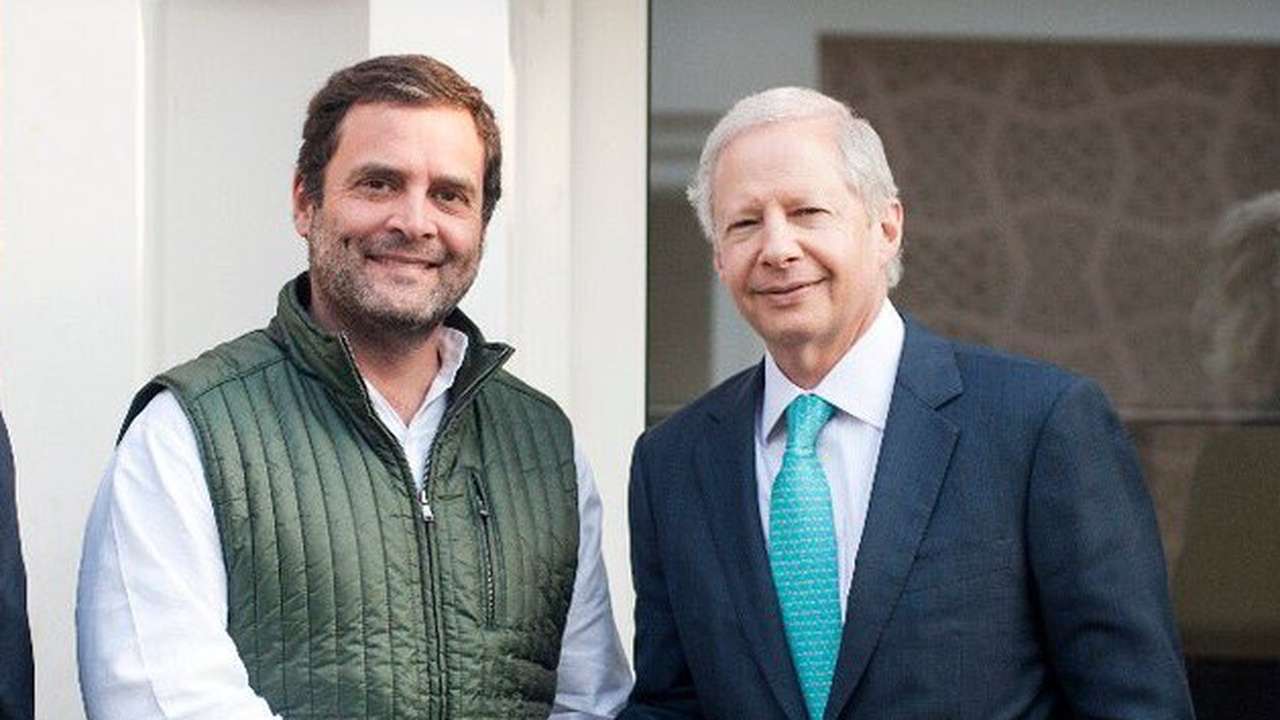 Rahul Gandhi meets US Ambassador Kenneth Juster, discusses bilateries ...