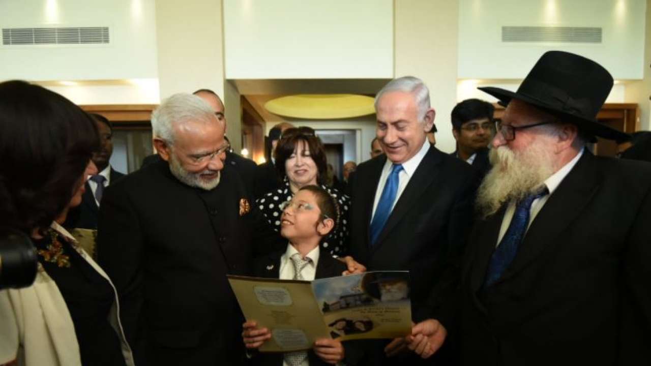 Baby Moshe, PM Netanyahu unveil 'living memorial'