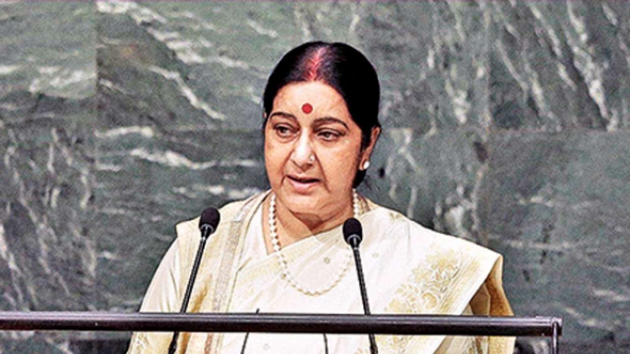 Missing oil tanker: Sushma Swaraj speaks with Nigerian FM, seeks help Missing oil tanker: Sushma Swaraj speaks with Nigerian FM, seeks help