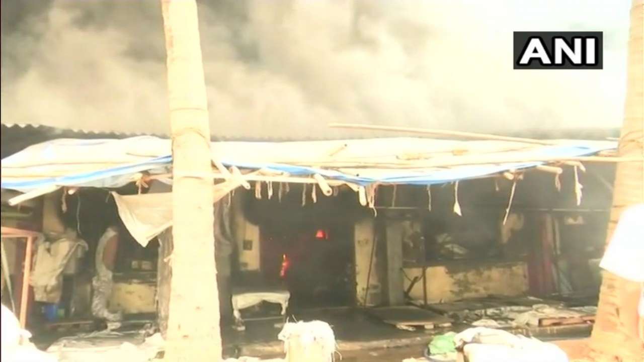 Mumbai | Massive fire at cloth mill in an Goregaon's industrial estate ...