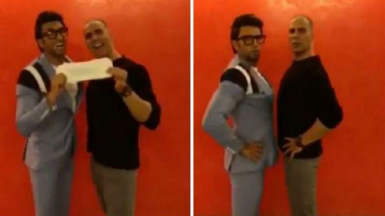 Pad Man challenge | Akshay Kumar-Ranveer Singh's combinations turns out ...