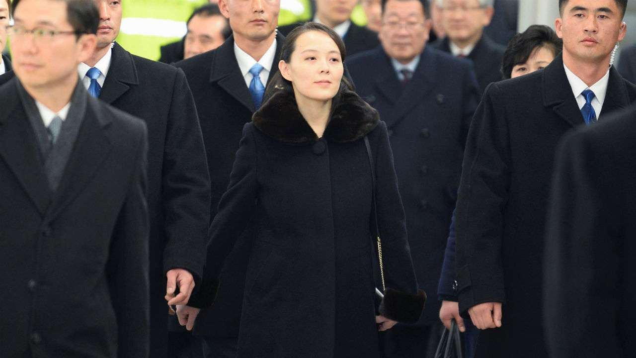 North Korean leader Kim Jong-un's sister in South Korea for Winters ...