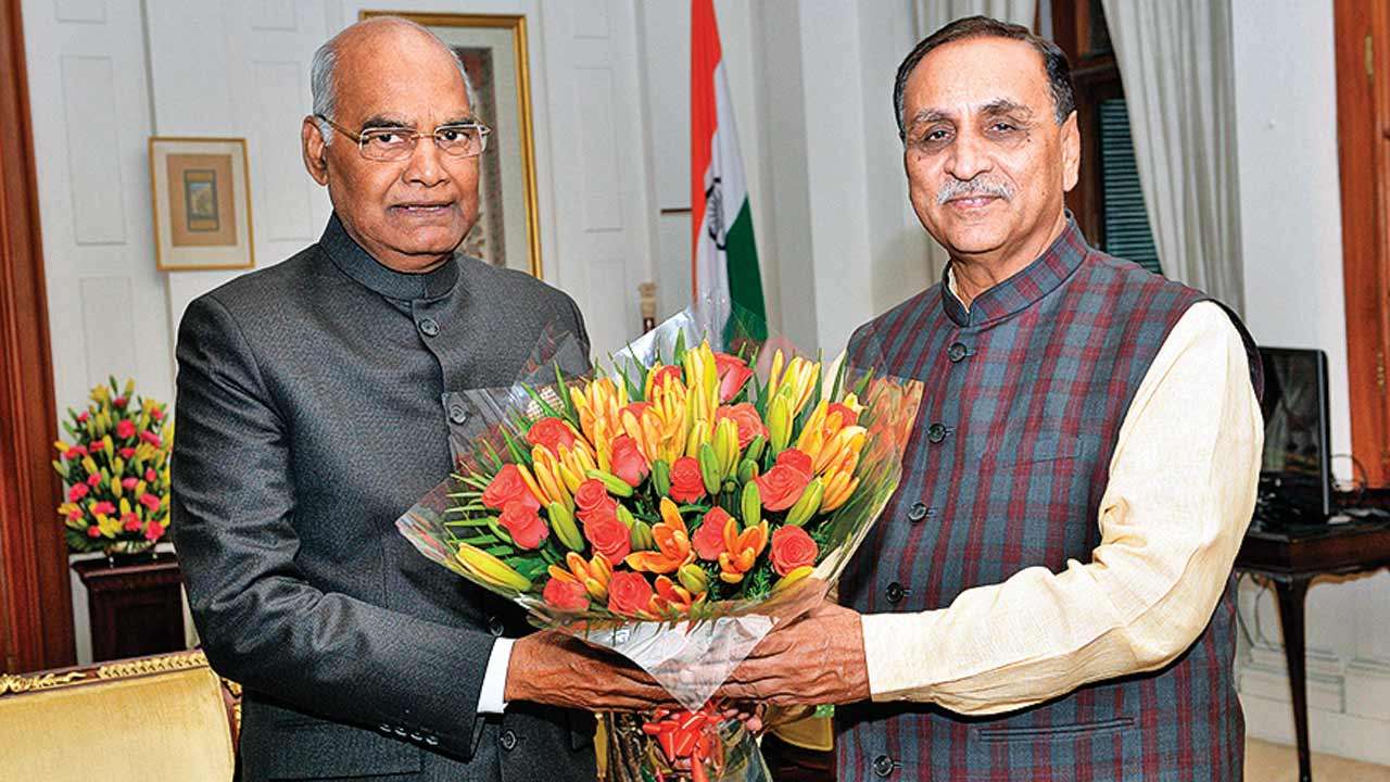 CM Vijay Rupani in Delhi, will meet PM Modi and Amit Shah on Tuesday