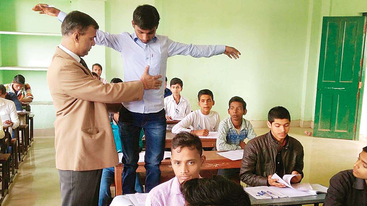 Bihar 10th board exam turns slipper-y for students