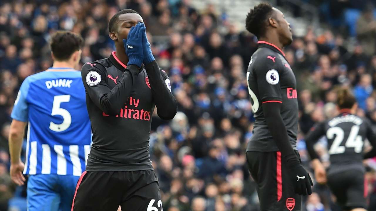 Premier League: Brighton pile the pressure on Arsene Wenger as Arsenal ...