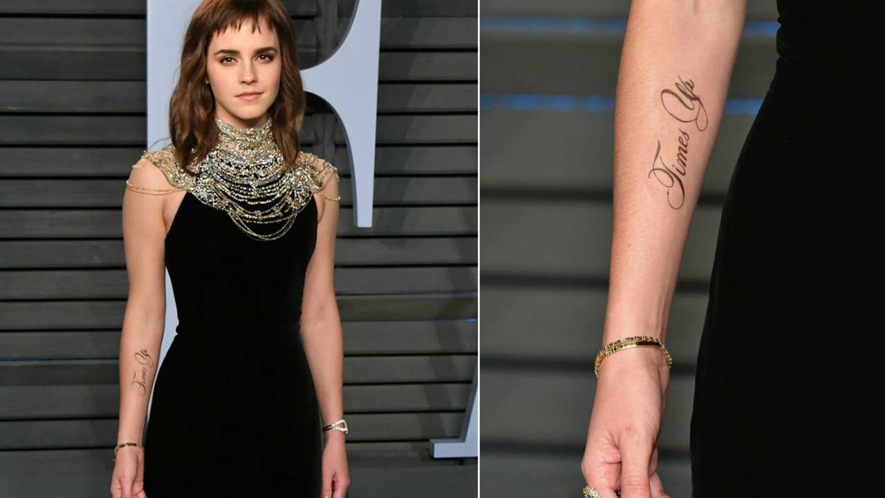 Emma Watson Lower Back Tattoo