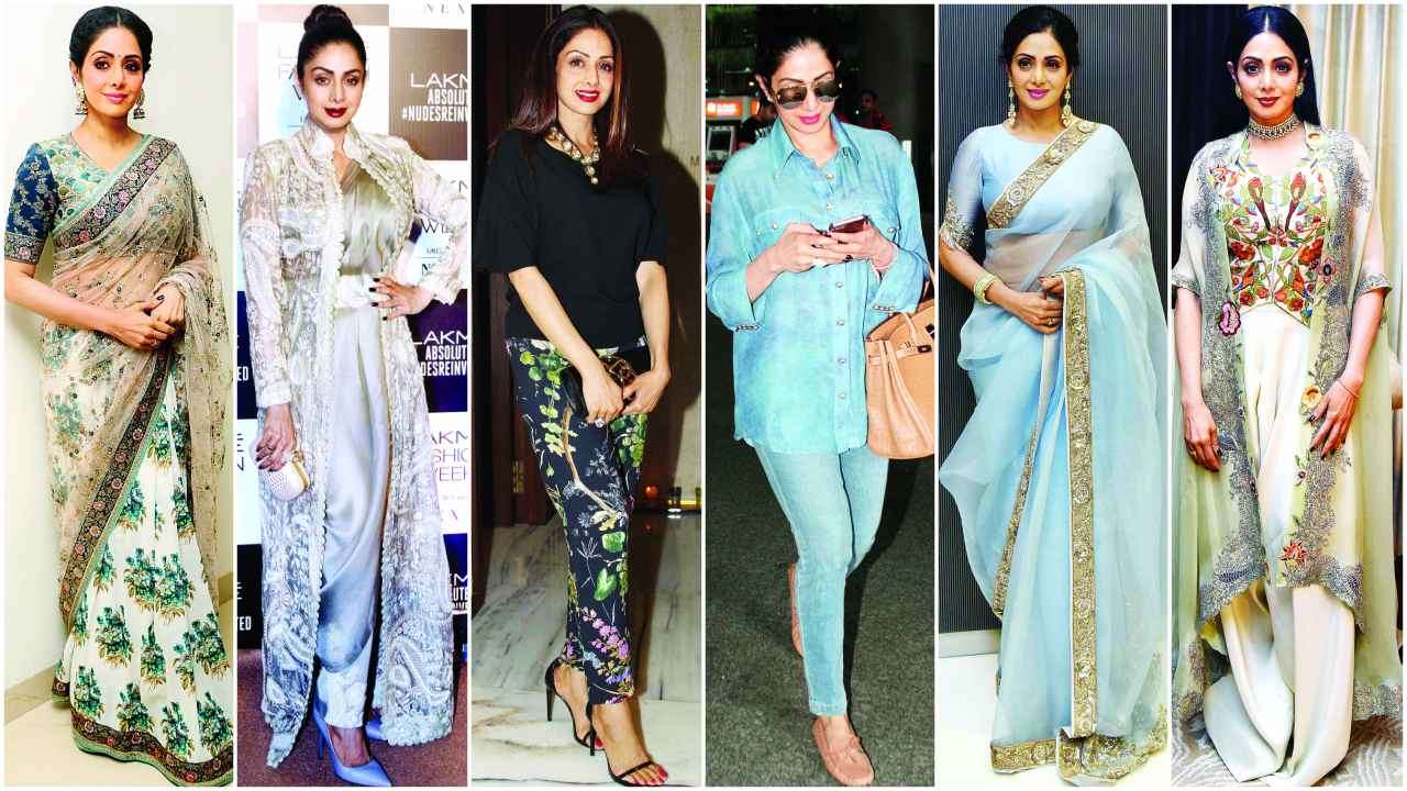 Devi to Diva: Tracing Sridevi’s style evolution over the years