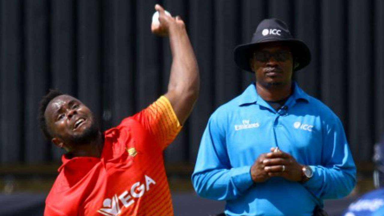 Zimbabwe's Brian Vitori suspended for illegal bowling action