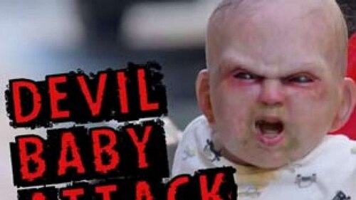 devil baby prank
