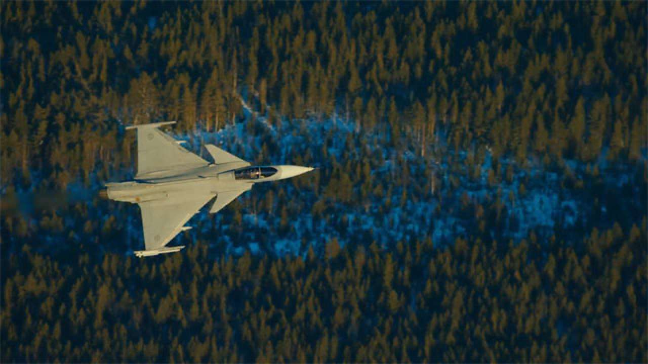 Watch: This Saab fighter jet video is breathtaking