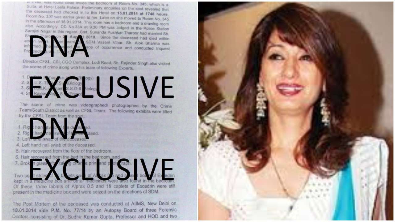 DNA EXCLUSIVE: Sunanda Pushkar was murdered, Delhi Police knew it from ...