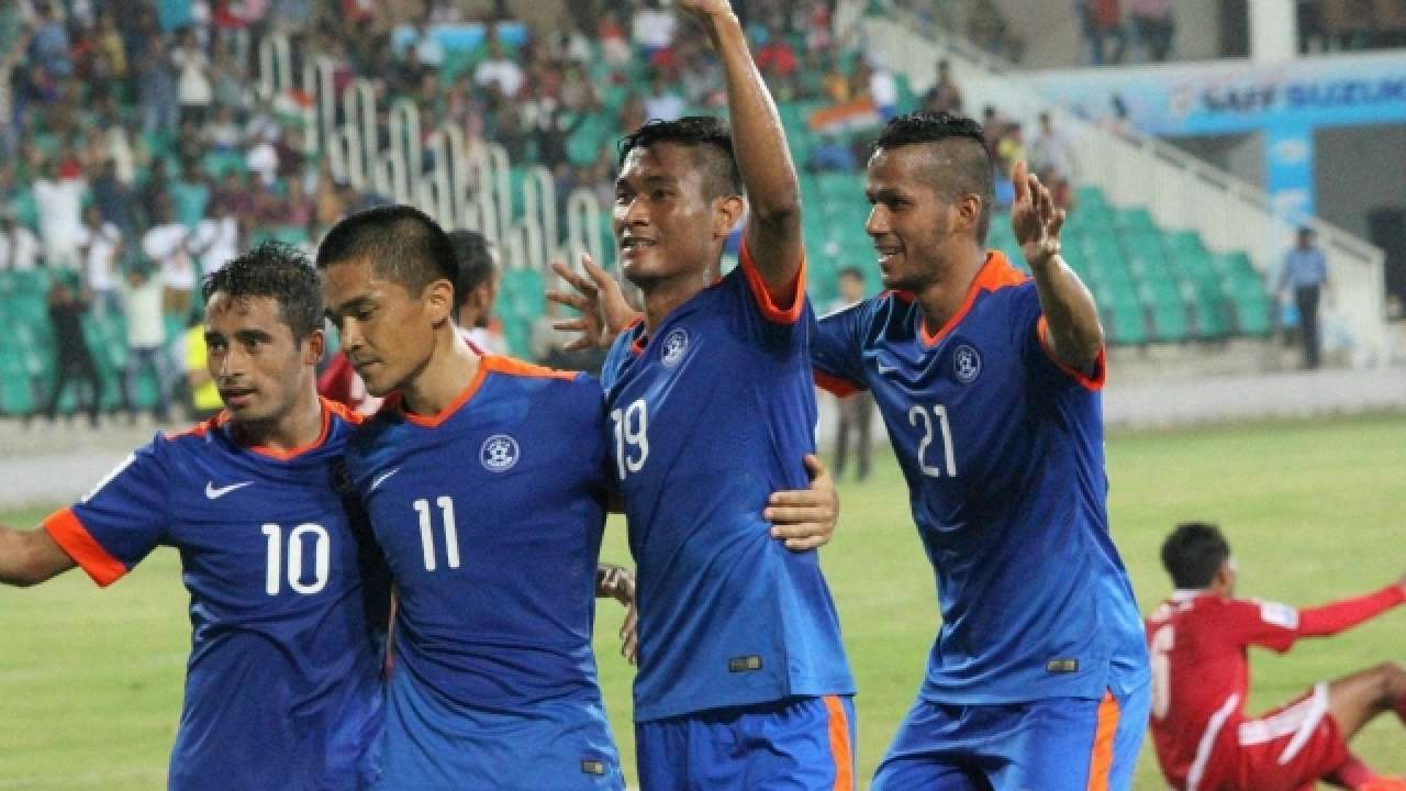 Indian football team re-enters top-100 in FIFA rankings