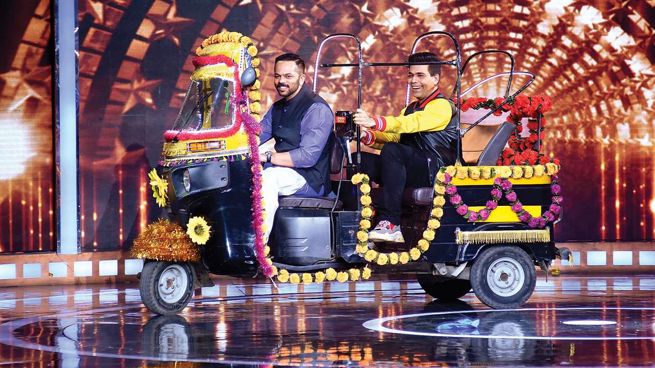 India’s Next Superstar: Rohit Shetty-Karan Johar recreate Sholay’s Jai ...